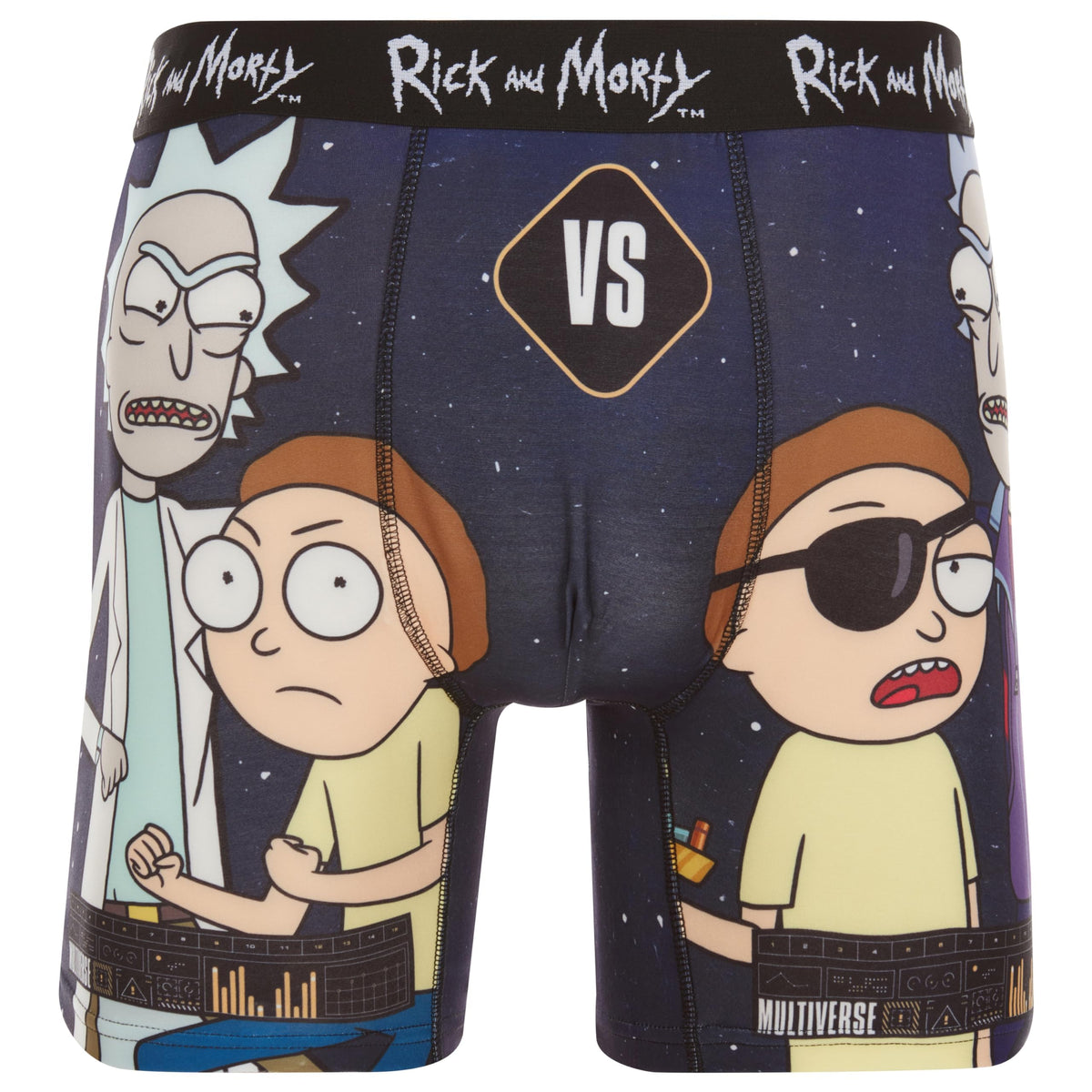 COCO BRANDS Mens Boxer Briefs - Rick and Morty Cotton Lined Crotch No ...